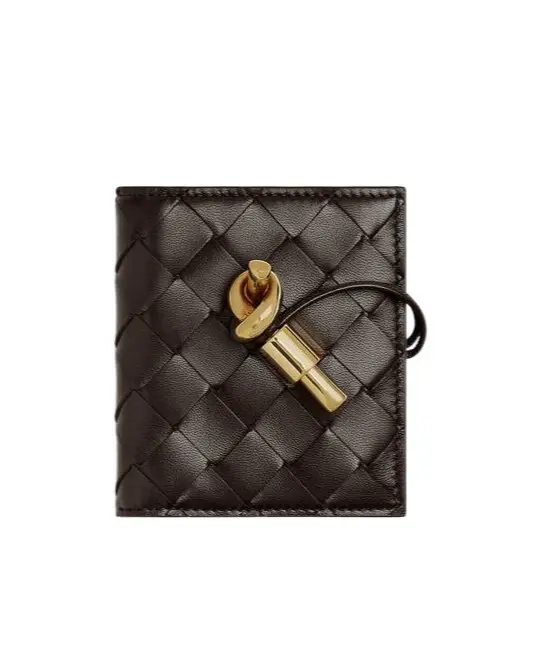 Bottega Veneta Andiamo Flap Card Case - Fondant
