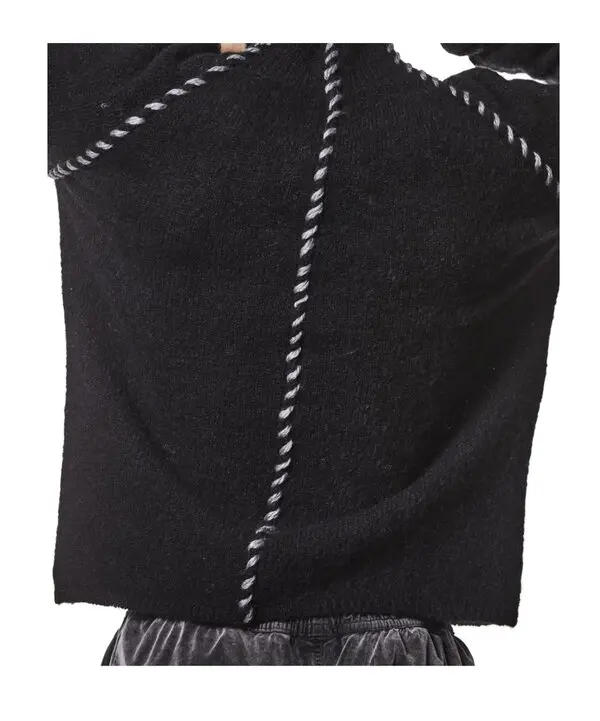 THOM KROM High-neck Long-sleeve Sweater With Raglan Sleeves