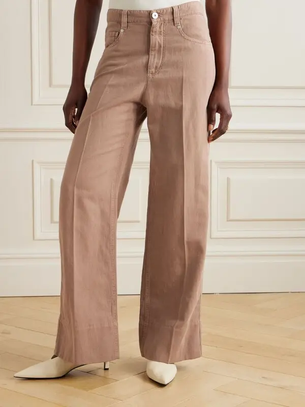 Brunello Cucinelli Wide Leg Jeans