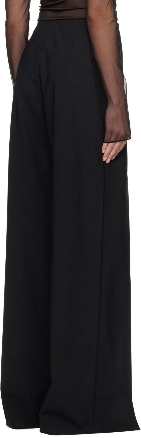 NENSI DOJAKA Slit Trousers - Black