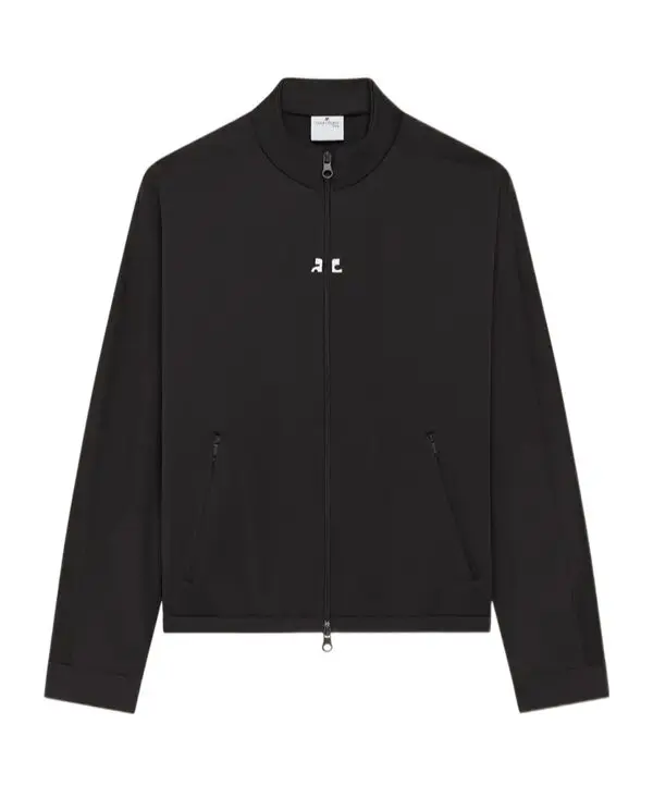 COURREGES Courrèges Interlock Track Jacket - Black