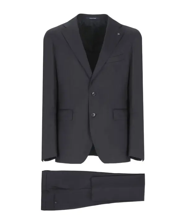 Tagliatore Single Breasted Suit - Black