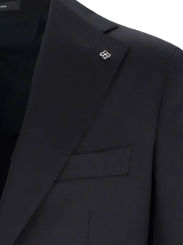 Tagliatore Single Breasted Suit - Black