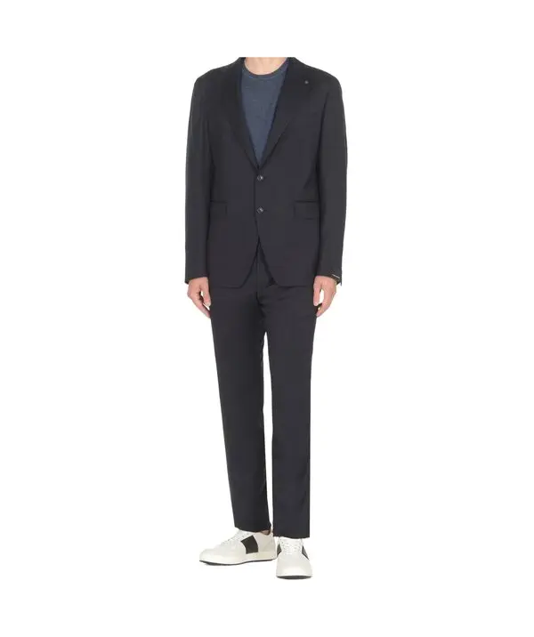 Tagliatore Single Breasted Suit - Black