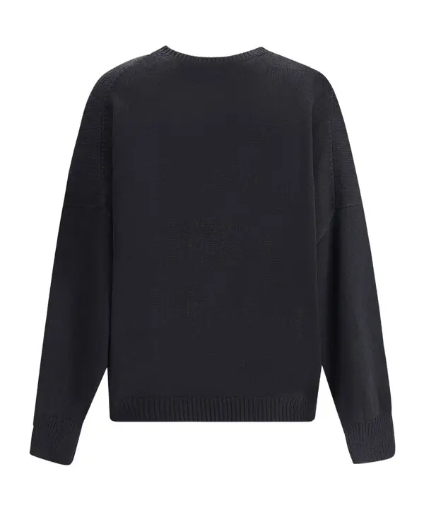 Khaite Long Sleeve V-neck Knit Sweater
