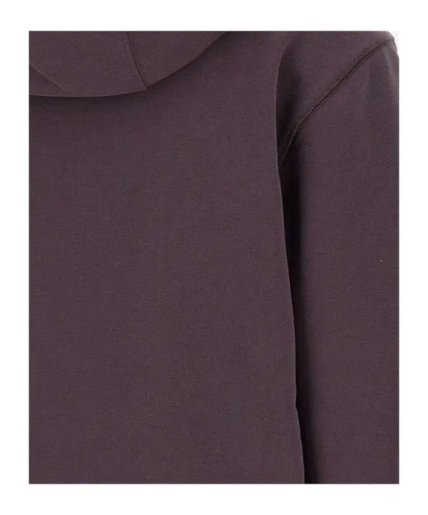 Casablanca Embroidered Logo Drawstring Hoodie - Brown