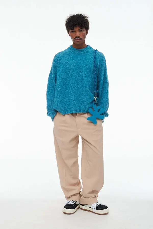 BONSAI Crew Neck Logo Tag Jumper