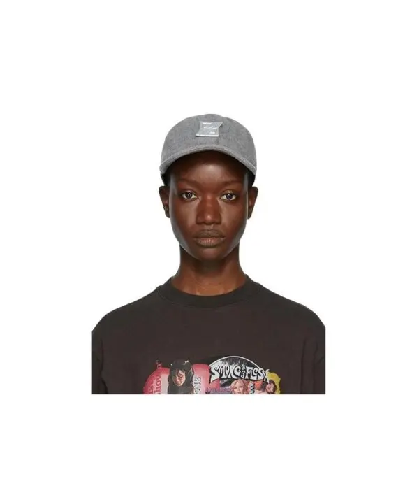 We11Done Logo Patch Baseball Cap - Black