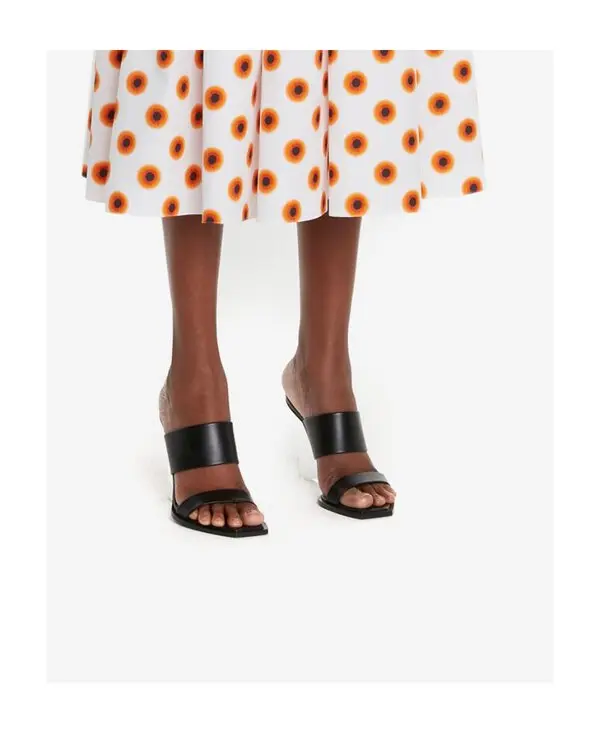 Alexander McQueen Platform Slip-on Mules - Black