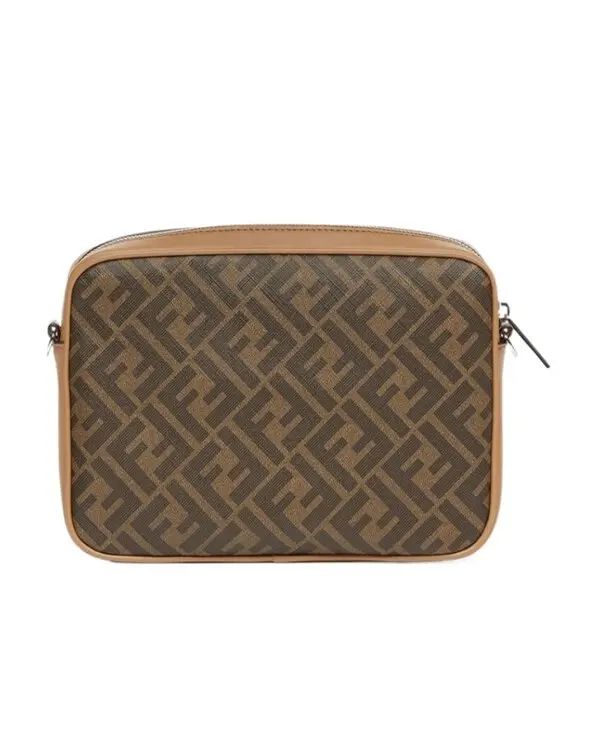 Fendi Diagonal Duo Camera Bag - Brown