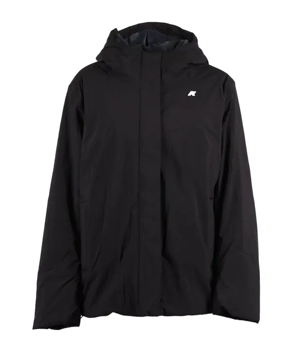 K-WAY Hooded Cropped Jacket - Black