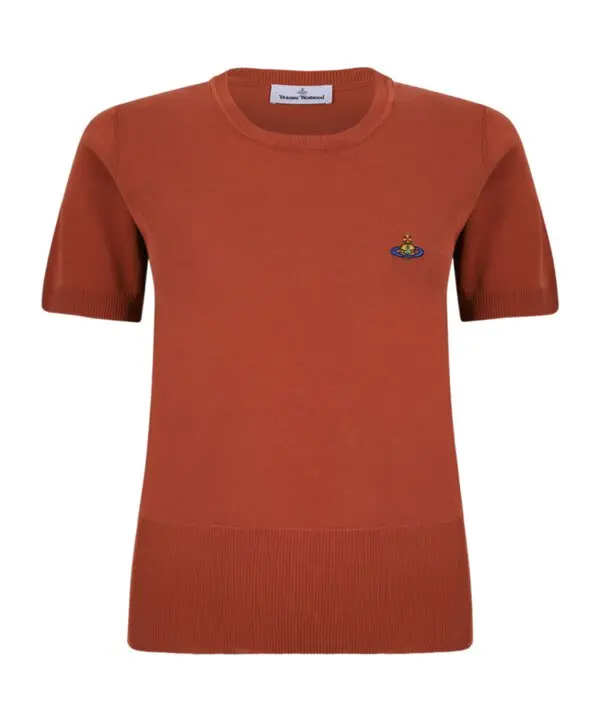 VIVIENNE WESTWOOD Bea Crew Neck T-shirt - Brown