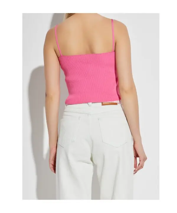 Versace Safety Pin Detailed Knitted Top