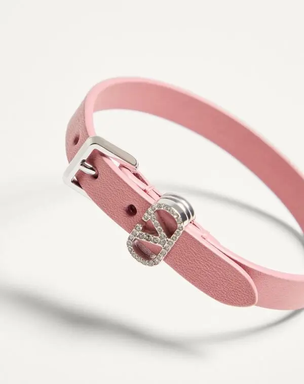 Valentino Garavani Ovalette Vlogo Signature Embellished Bracelet