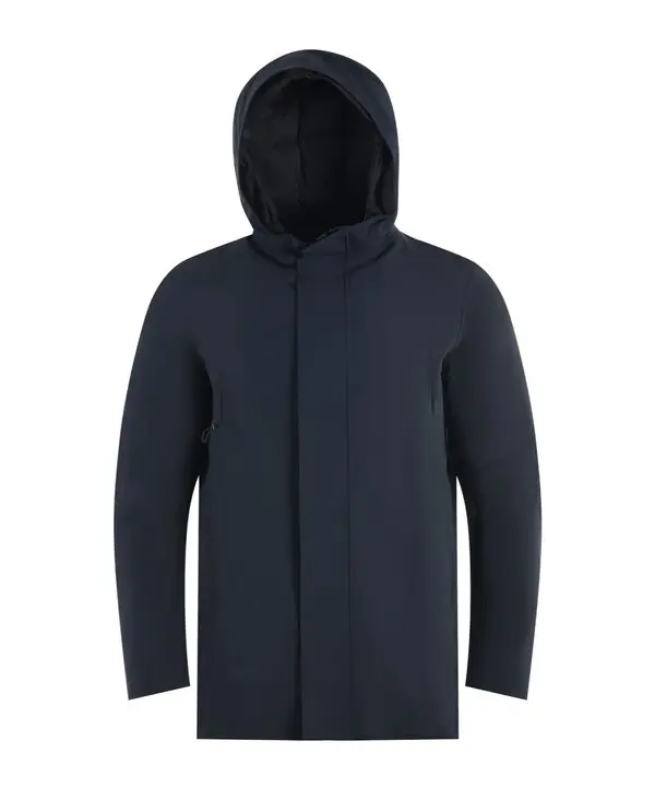 RRD Detachable Hooded Coat - Black