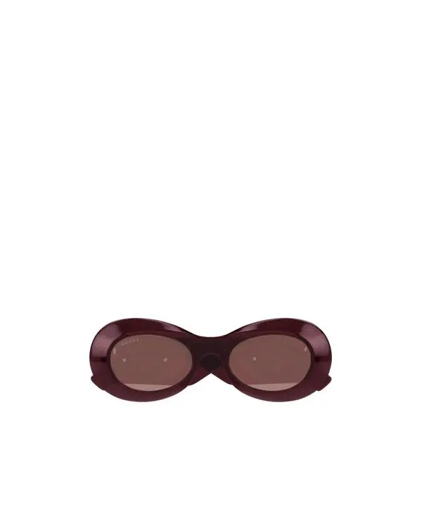 Gucci Oval Frame Sunglasses - Violet
