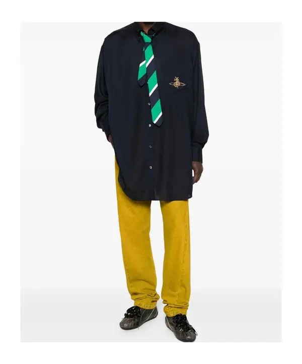 VIVIENNE WESTWOOD Orb-embroidered Shirt