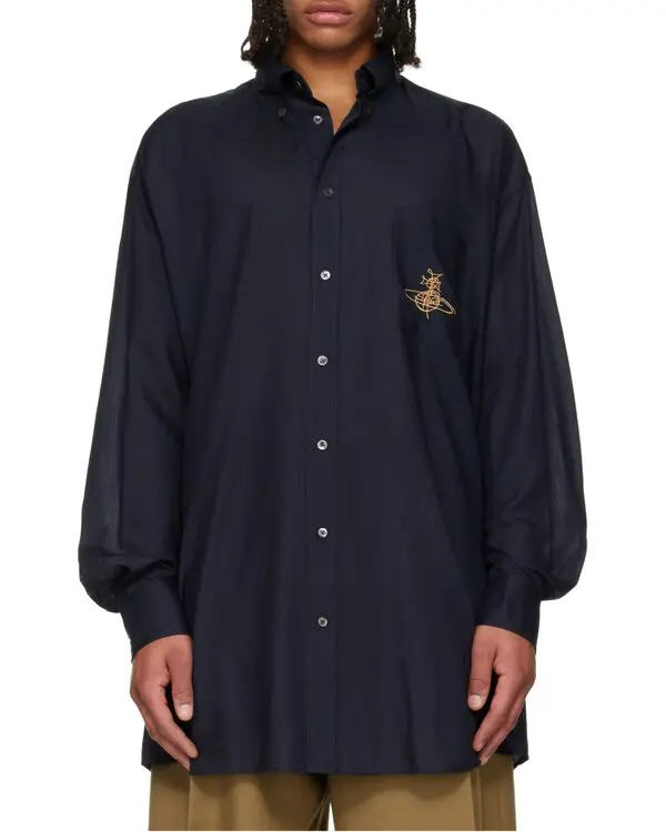 VIVIENNE WESTWOOD Orb-embroidered Shirt
