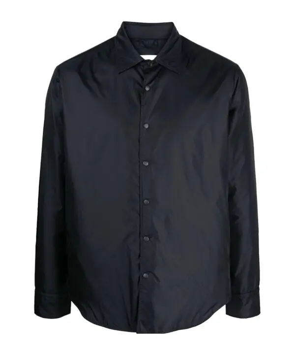 Aspesi Long Sleeve Shirt Coat - Black