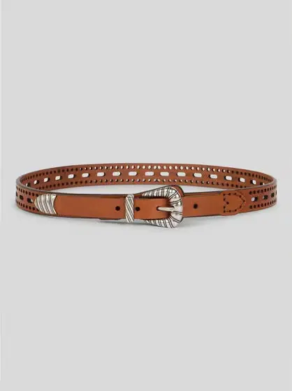 Etro Openwork Belt - Brown