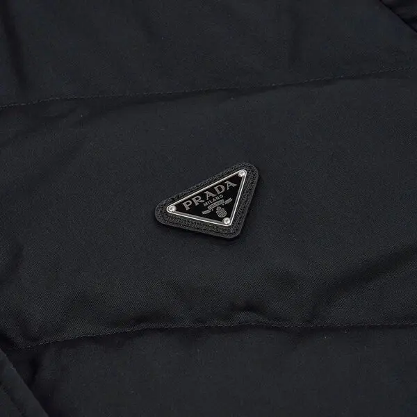 Prada Cropped Compact Poplin Down Jacket