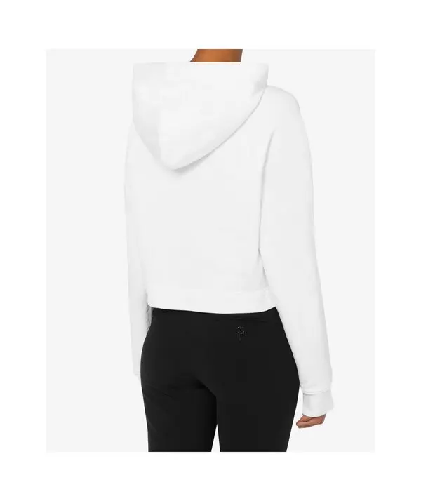 Moschino Heart-print Cotton Hoodie - White