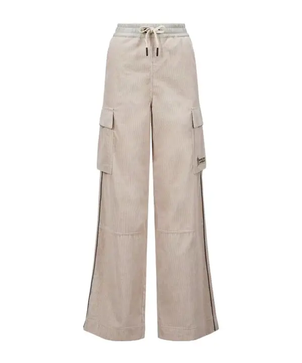 Moncler Corduroy Cargo Jogging Trousers
