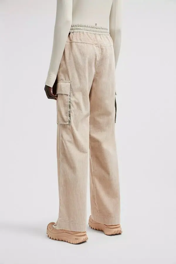 Moncler Corduroy Cargo Jogging Trousers