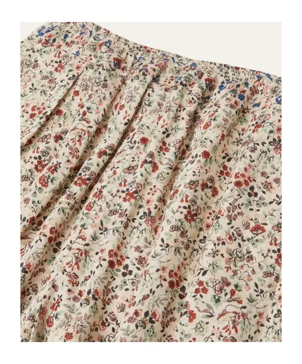 Loro Piana Floral Print Puffed Leg Trousers