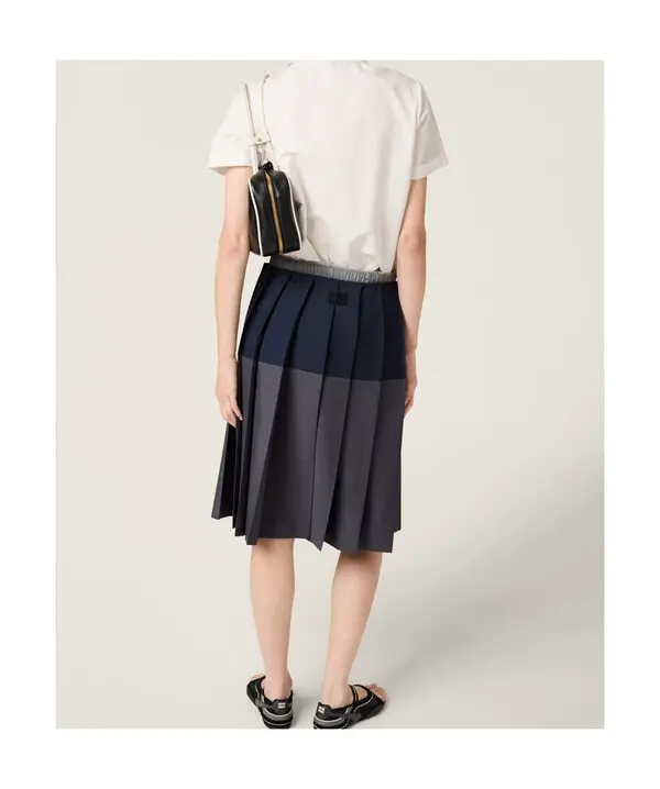 Miu Miu Short Sleeve Embroidered Collar Shirt - White