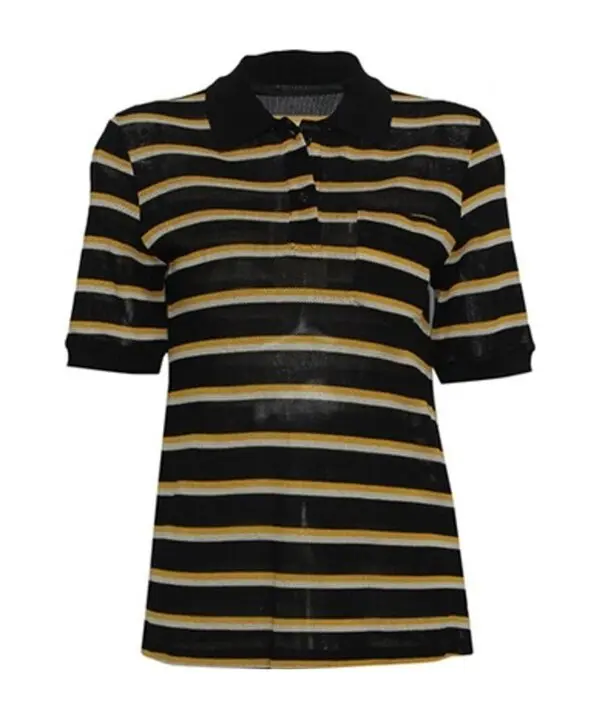 Proenza Schouler Striped Polo Shirt
