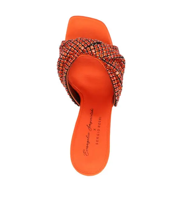 SERGIO ROSSI Embellished Heeled Sandals