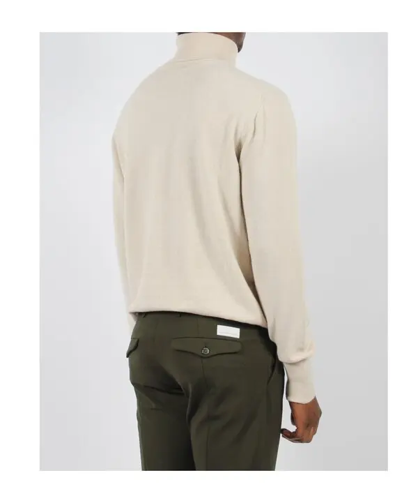 DRUMOHR Roll Neck Cashmere Knitwear - Beige