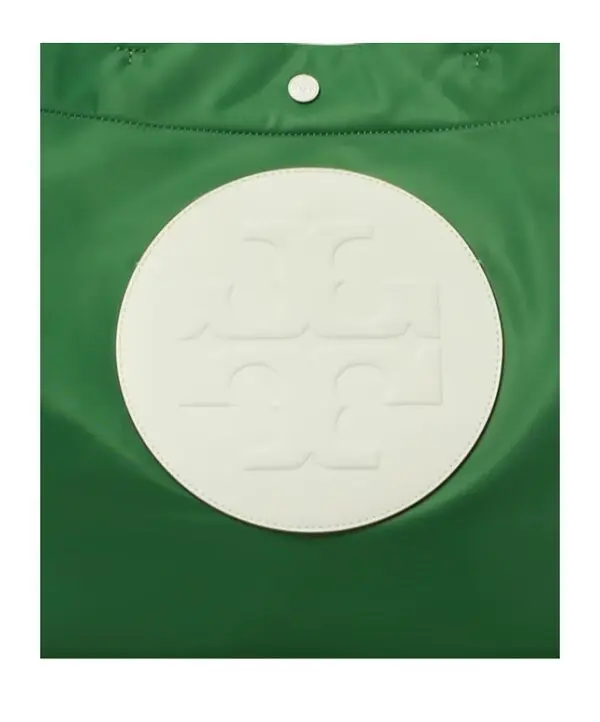 Tory Burch Ella Twist Logo Tote Bag - Basil