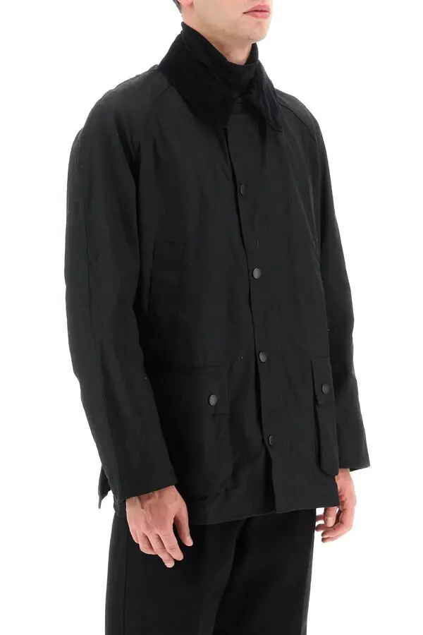 Barbour Ashby Wax Jacket - Black