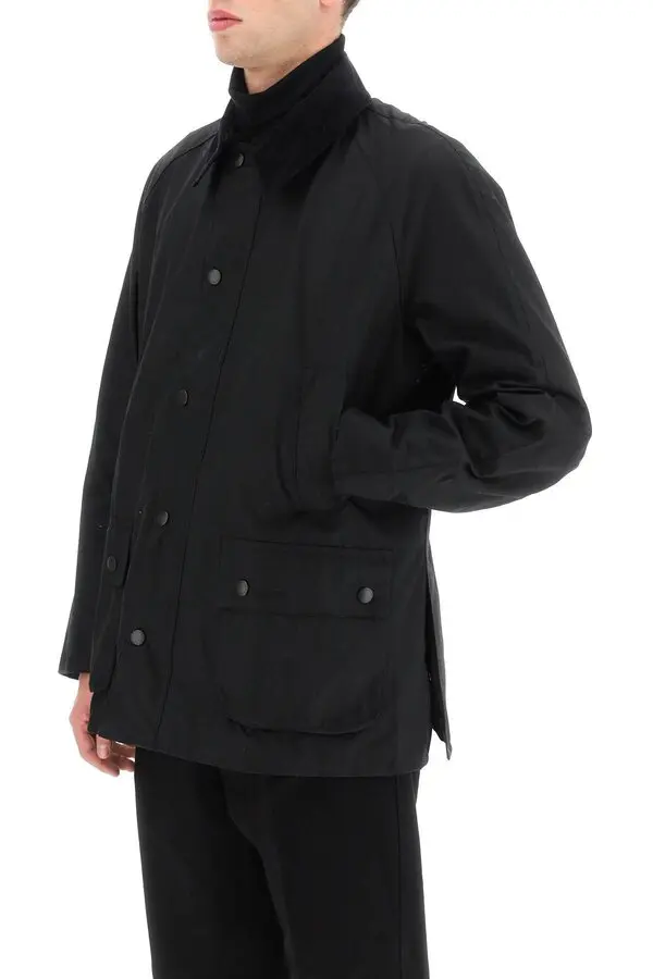 Barbour Ashby Wax Jacket - Black