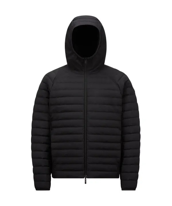 Moncler Galbert Hooded Short Down Jacket - Black