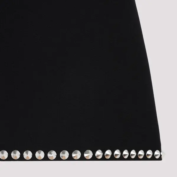 Miu Miu Cady Embellished Mini Skirt