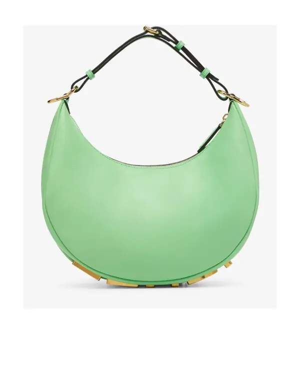Fendi Logo Shoulder Bag - Green