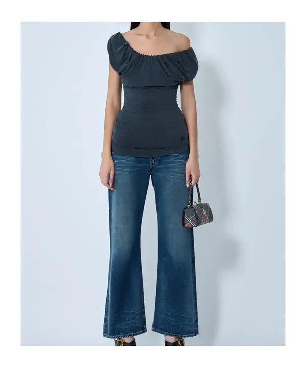 VIVIENNE WESTWOOD Elasticated Neckline Gathered Top