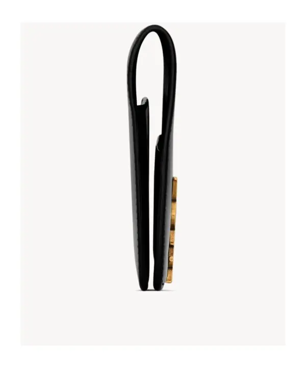 Saint Laurent Voltaire Passport Case - Black