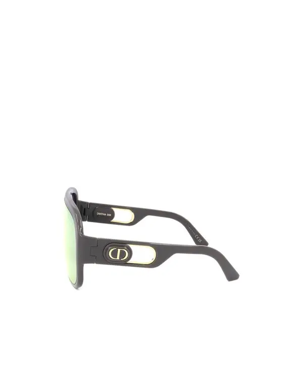 Dior Full Frame Sunglasses With Cd Logo Detail - White
