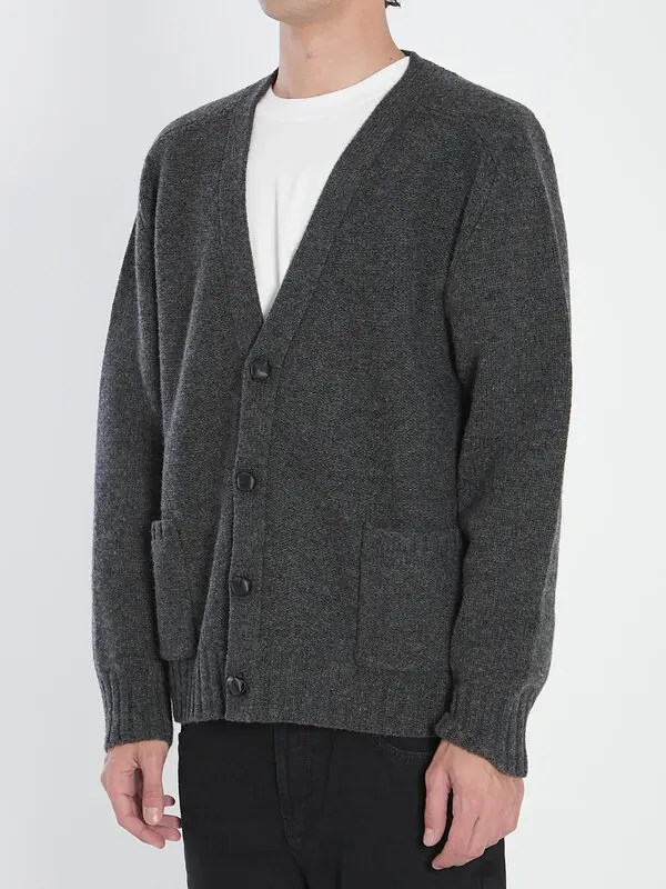 Bottega Veneta V-neck Knitted Cardigan - Black