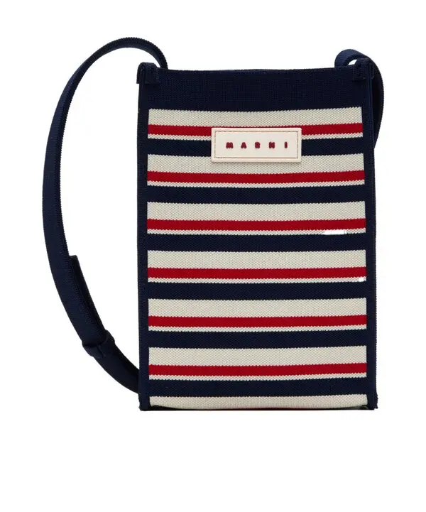 Marni Mini Striped Crossbody Bag