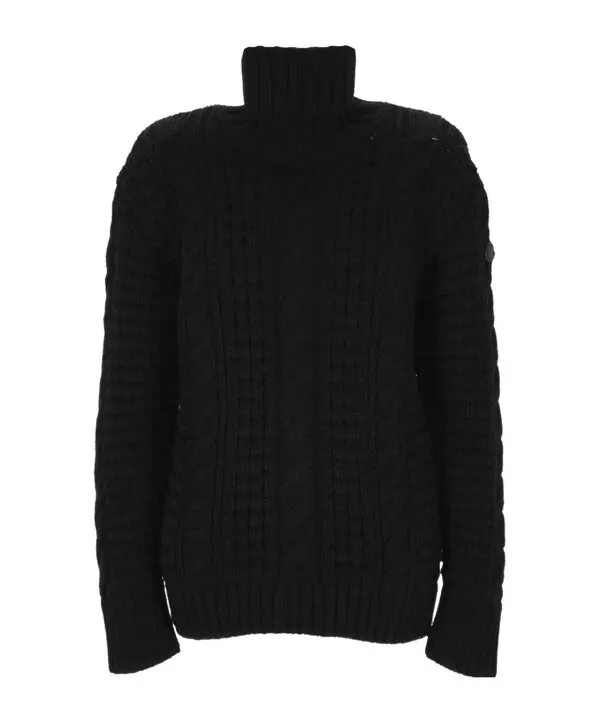Moncler X Edward Enninful Cable Knit Turtleneck Jumper