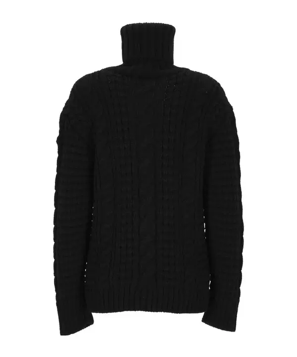 Moncler X Edward Enninful Cable Knit Turtleneck Jumper