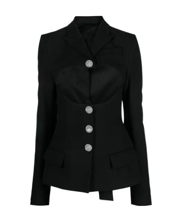 Attico Gwenda Single-breasted Blazer
