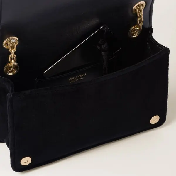 Miu Miu Matelassé Velvet Mini Bag