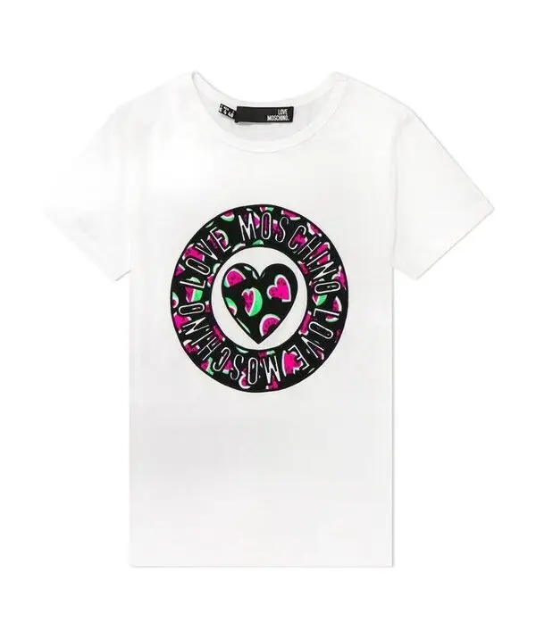 Moschino Round Neck Logo T-shirt - No
