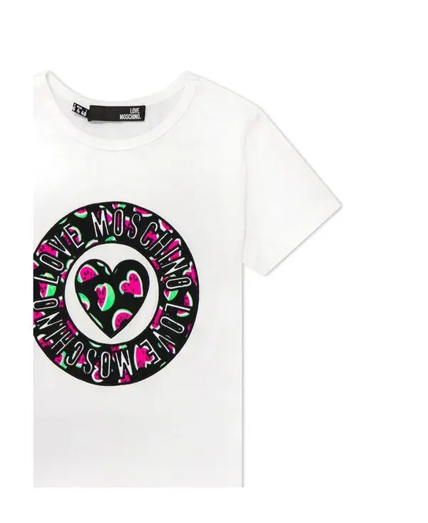 Moschino Round Neck Logo T-shirt